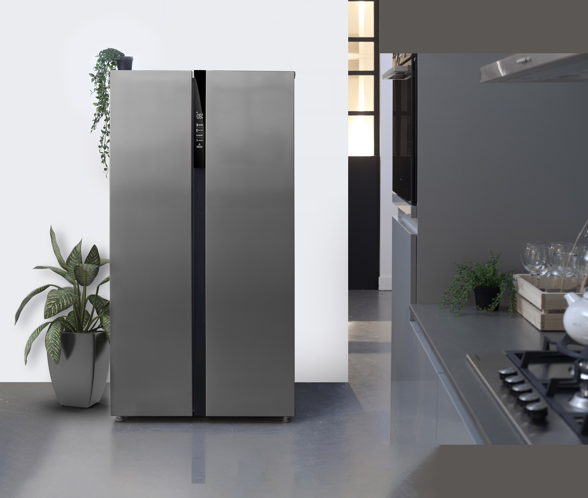 Riante Amerikaanse koelkasten van Inventum - koelkast-diepvriezer ...