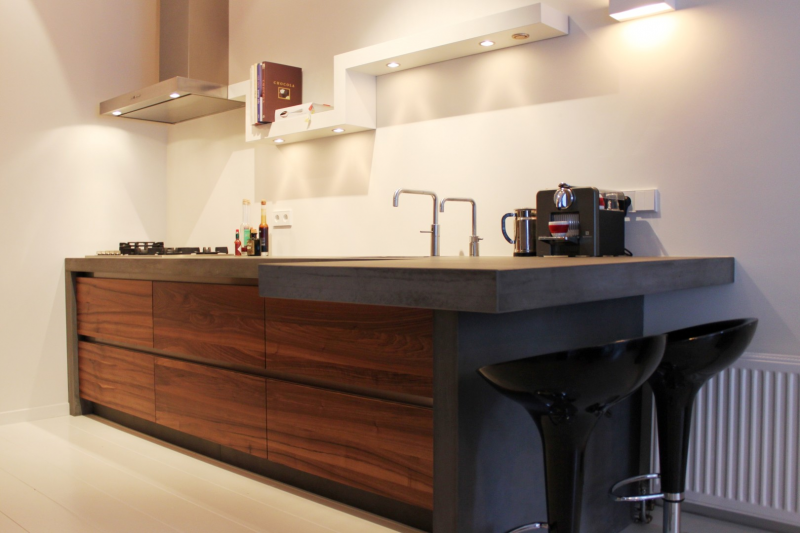 Houten Keuken - maatwerkkeuken - keuken - Wonen.nl