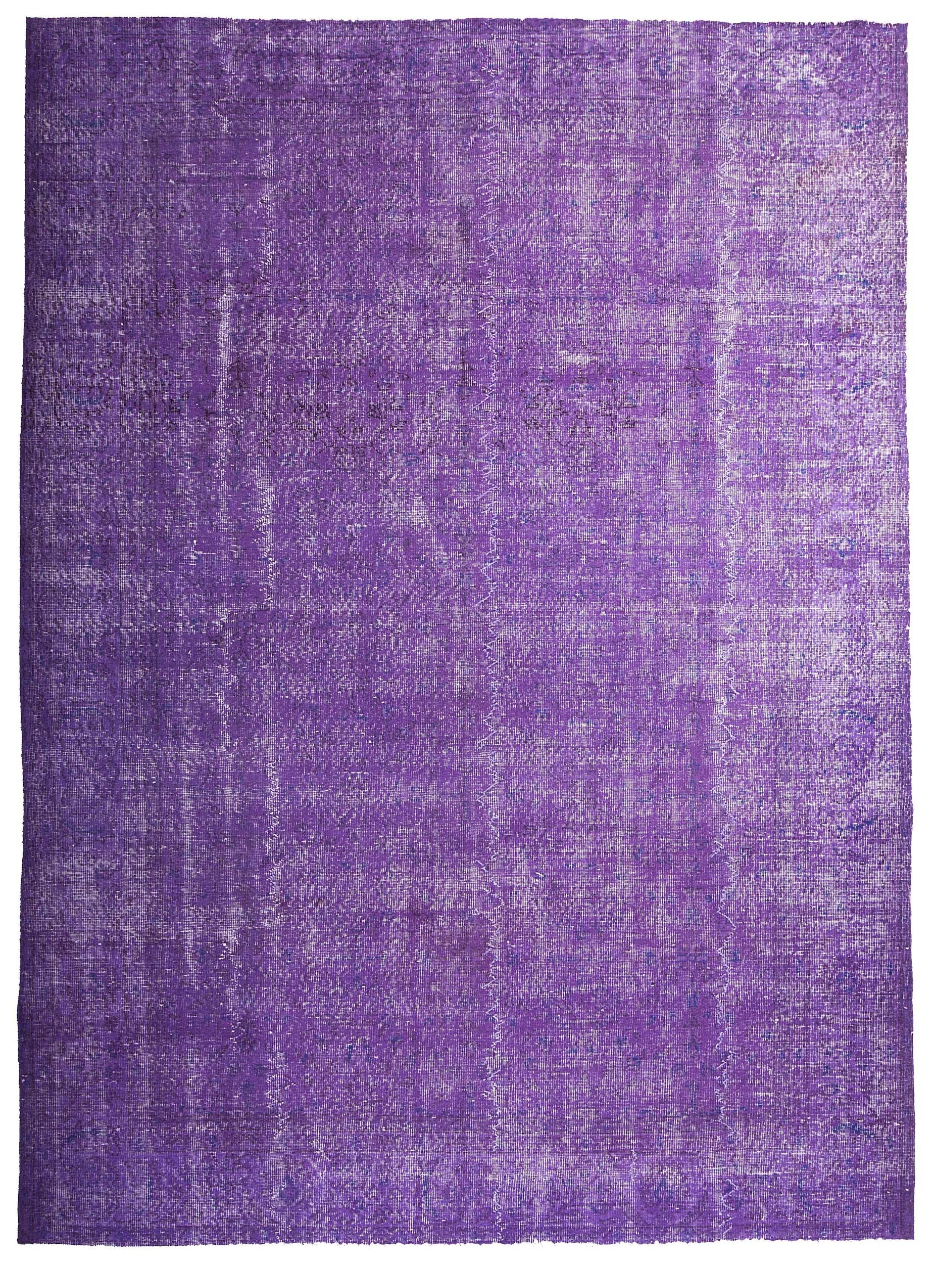 Vintage recoloured rug kleur purple (222x310cm)