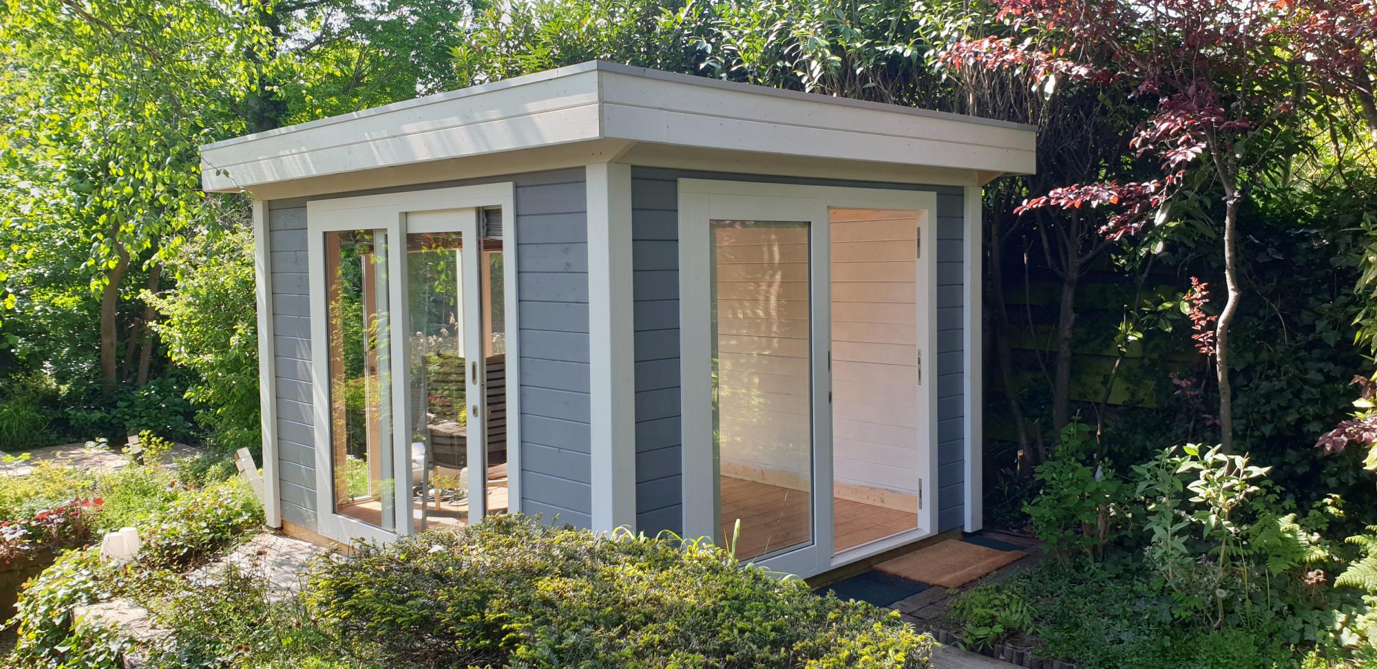 Een tuinkamer als tuinkantoor - - - WONEN.nl