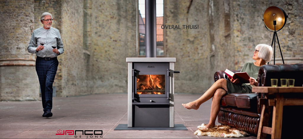 Revolutionaire en duurzame JAcobus houtkachel - houtkachel - haard ...