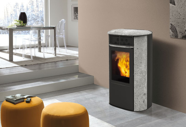 De EdilKamin Aris Up Plus pelletkachel - pelletkachel - haard-kachel ...