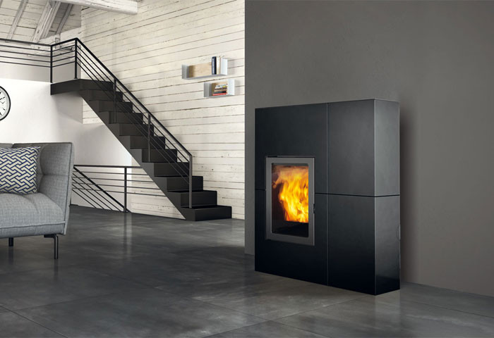 De Blade design pelletkachel van Edilkamin - pelletkachel - haard ...