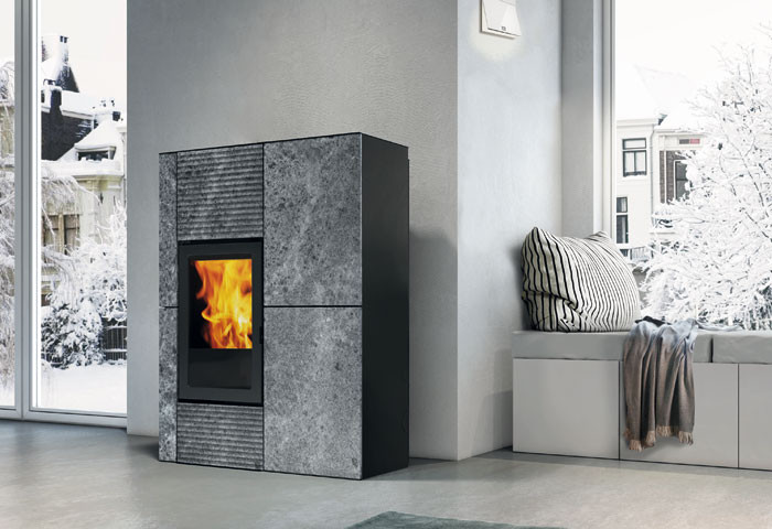 De Blade design pelletkachel van Edilkamin - pelletkachel - haard ...