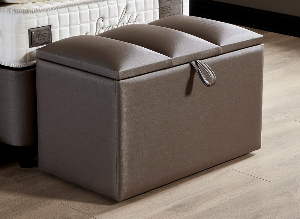 Opberg boxspring Scarlet bruin 90x200 - boxspring - slaapkamer - WONEN.nl